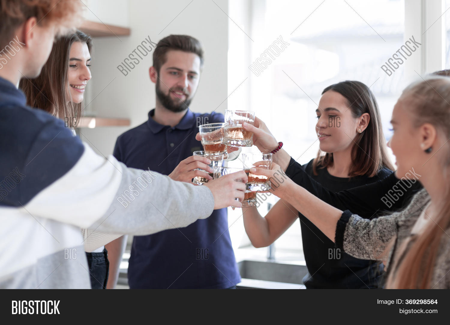 Happy Friends Cheering Image & Photo (Free Trial) | Bigstock