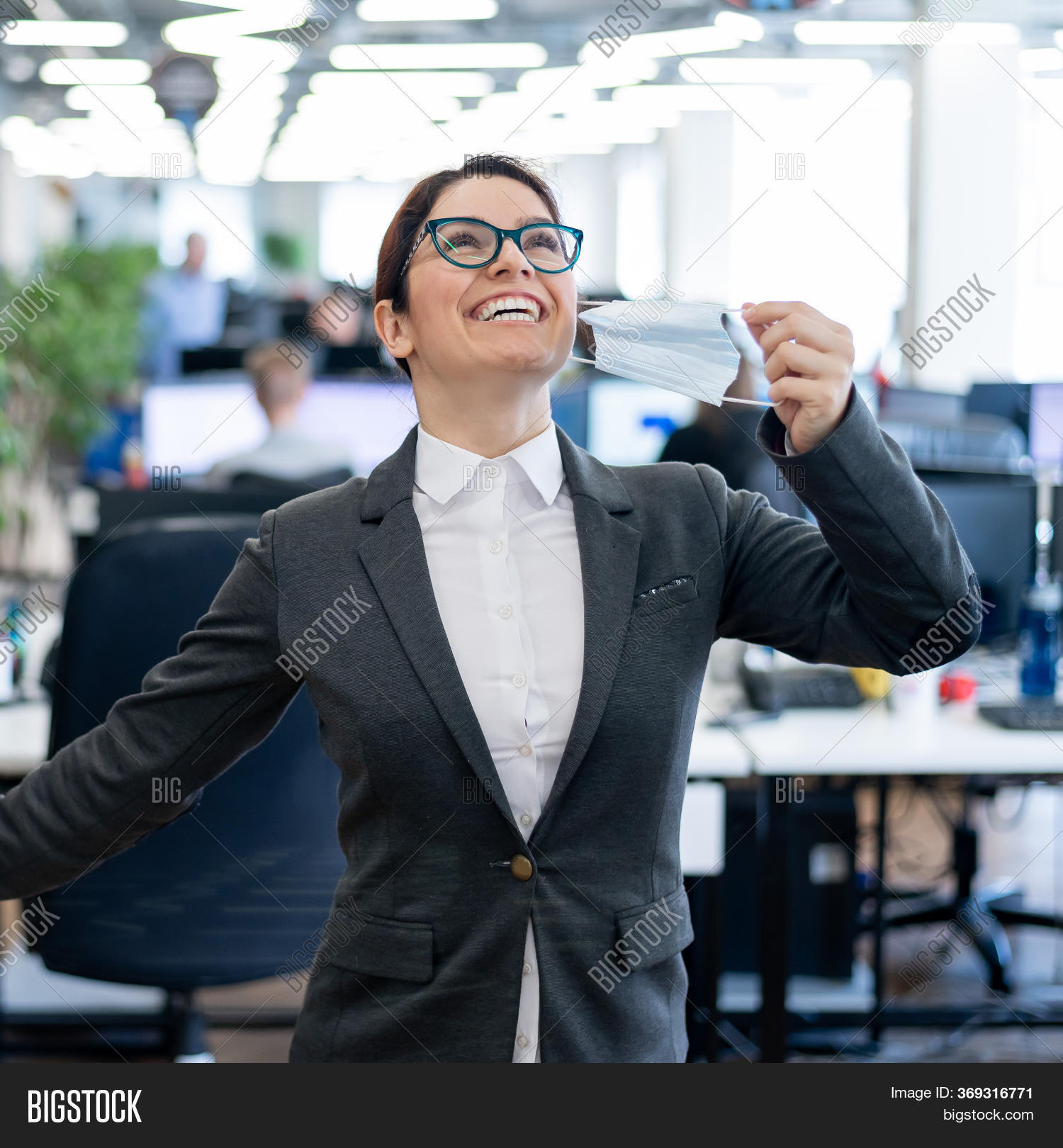 Happy Female Office Image & Photo (Free Trial) | Bigstock