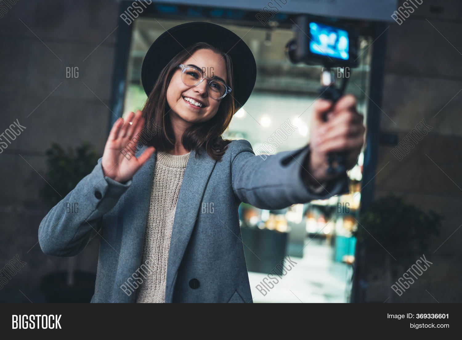 Female Vlogger Record Image & Photo (Free Trial) | Bigstock