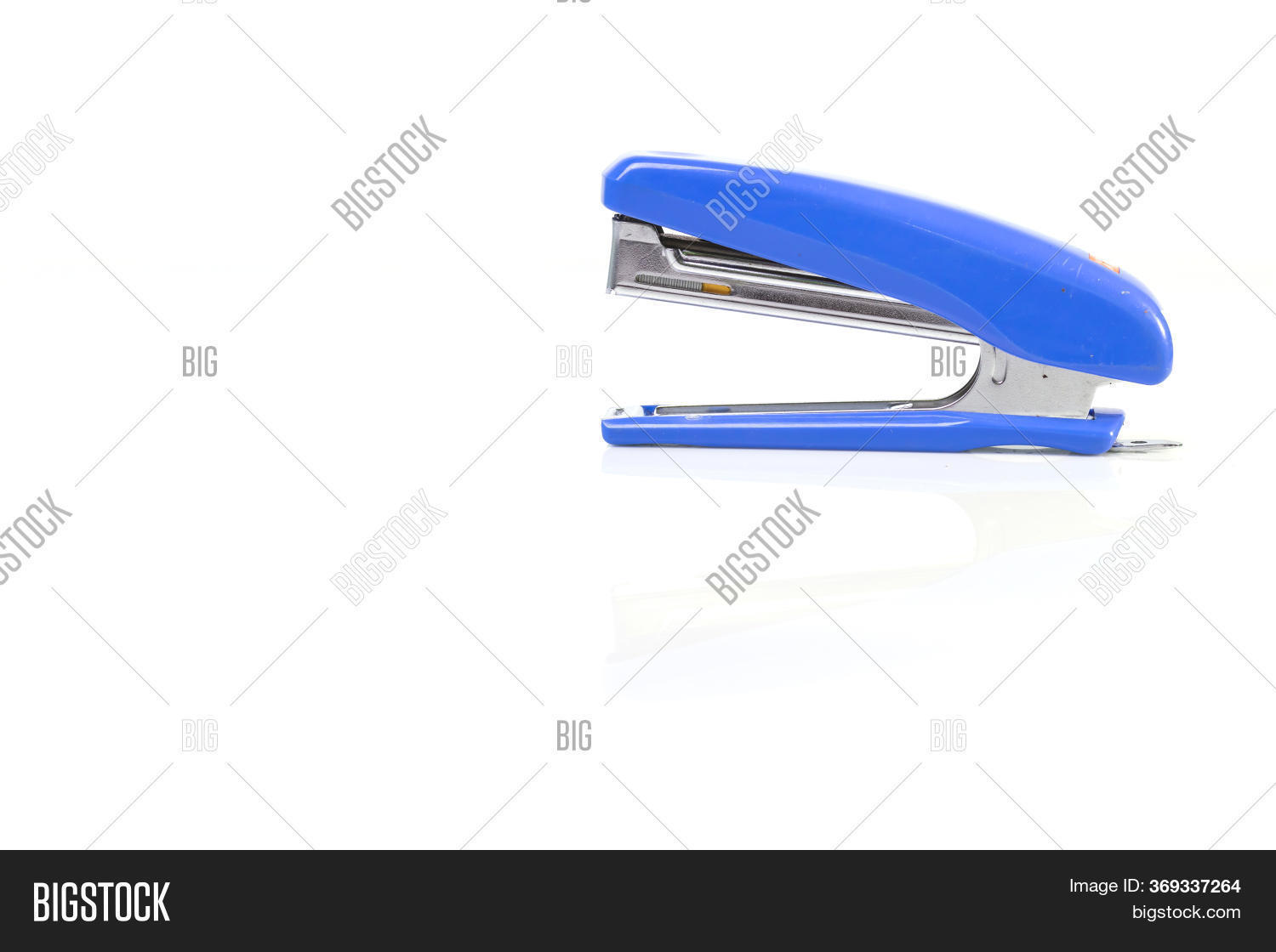 Blue Stapler On White Image & Photo (Free Trial) | Bigstock