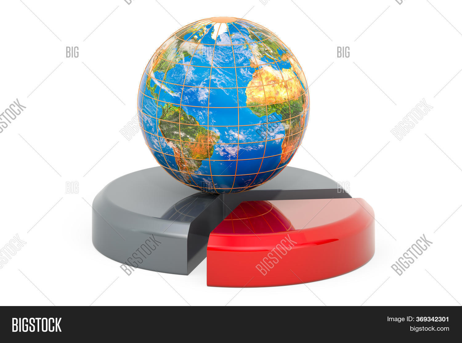 Earth America Pie Chart Globe Parts Graph Earth Graph
