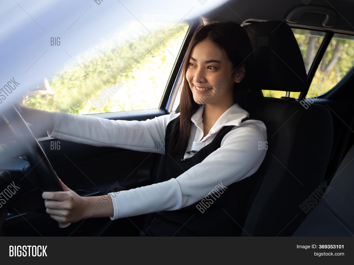 Asian Women Driving Image & Photo (Free Trial) | Bigstock