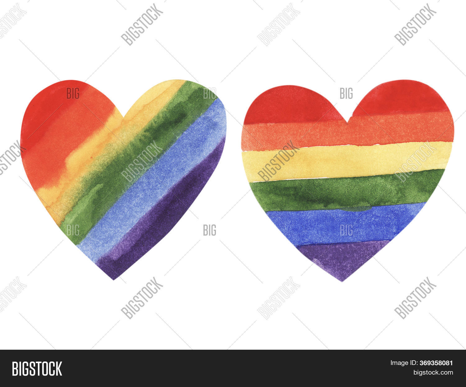 Watercolor Lgbt Heart Image & Photo (Free Trial) | Bigstock