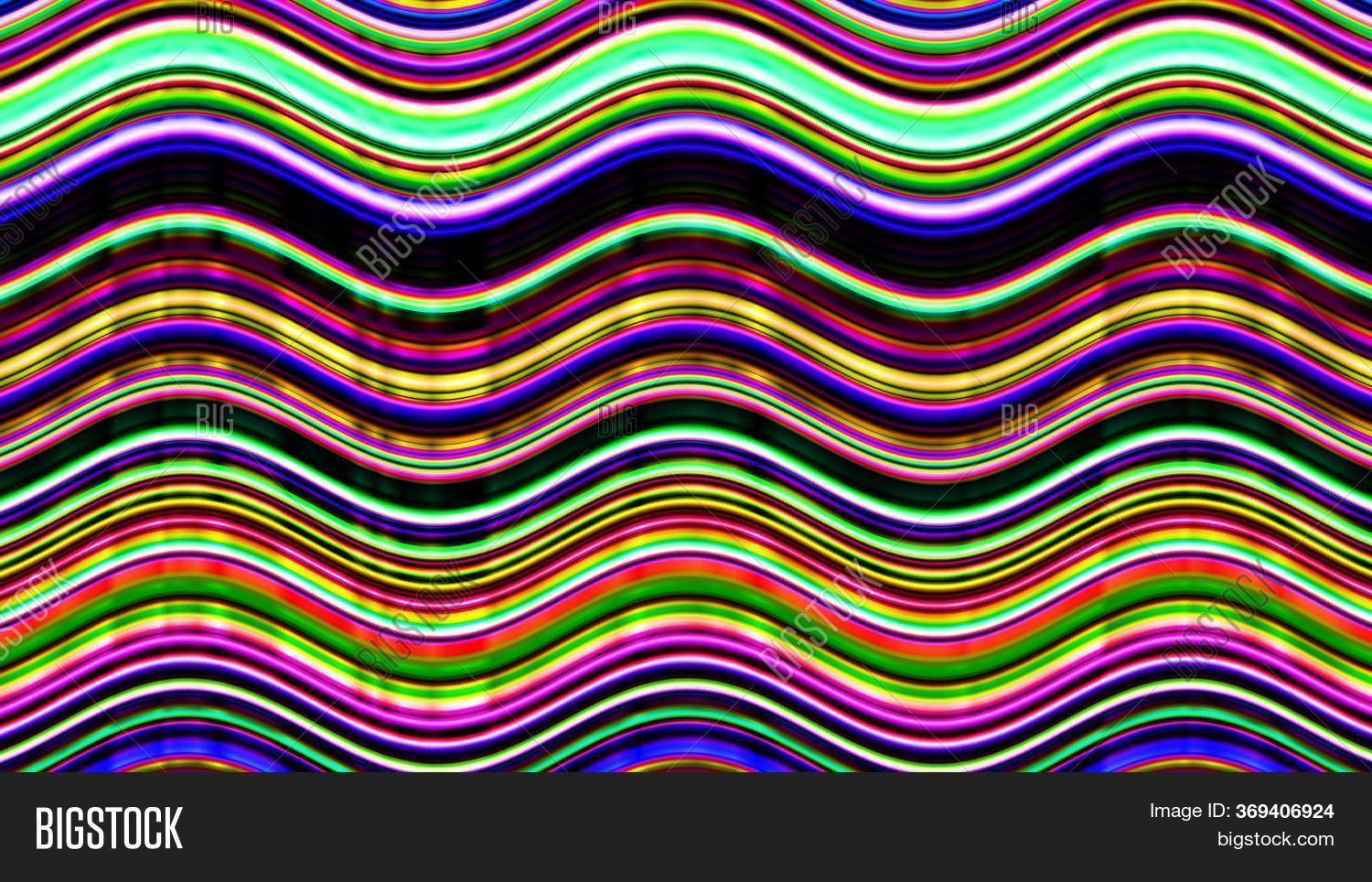 Abstract Wavy Neon Image & Photo (Free Trial) | Bigstock