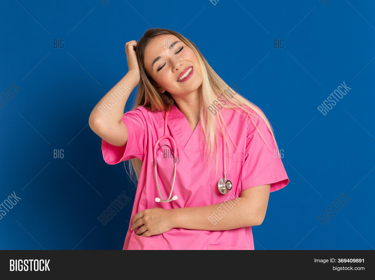 Blonde Doctor Pink Image & Photo (Free Trial) | Bigstock
