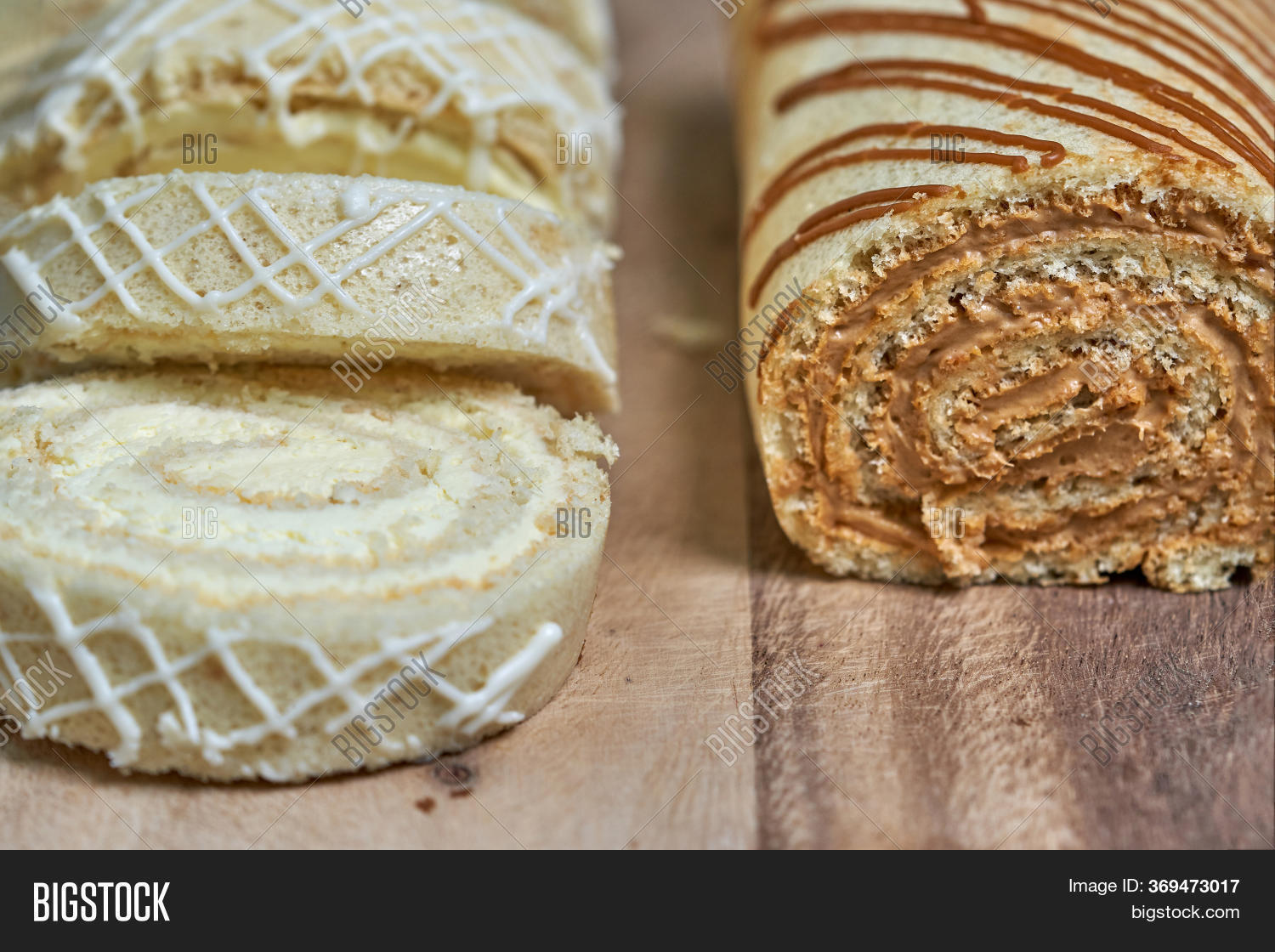 Two Biscuit Roll Dark Image & Photo (Free Trial) | Bigstock