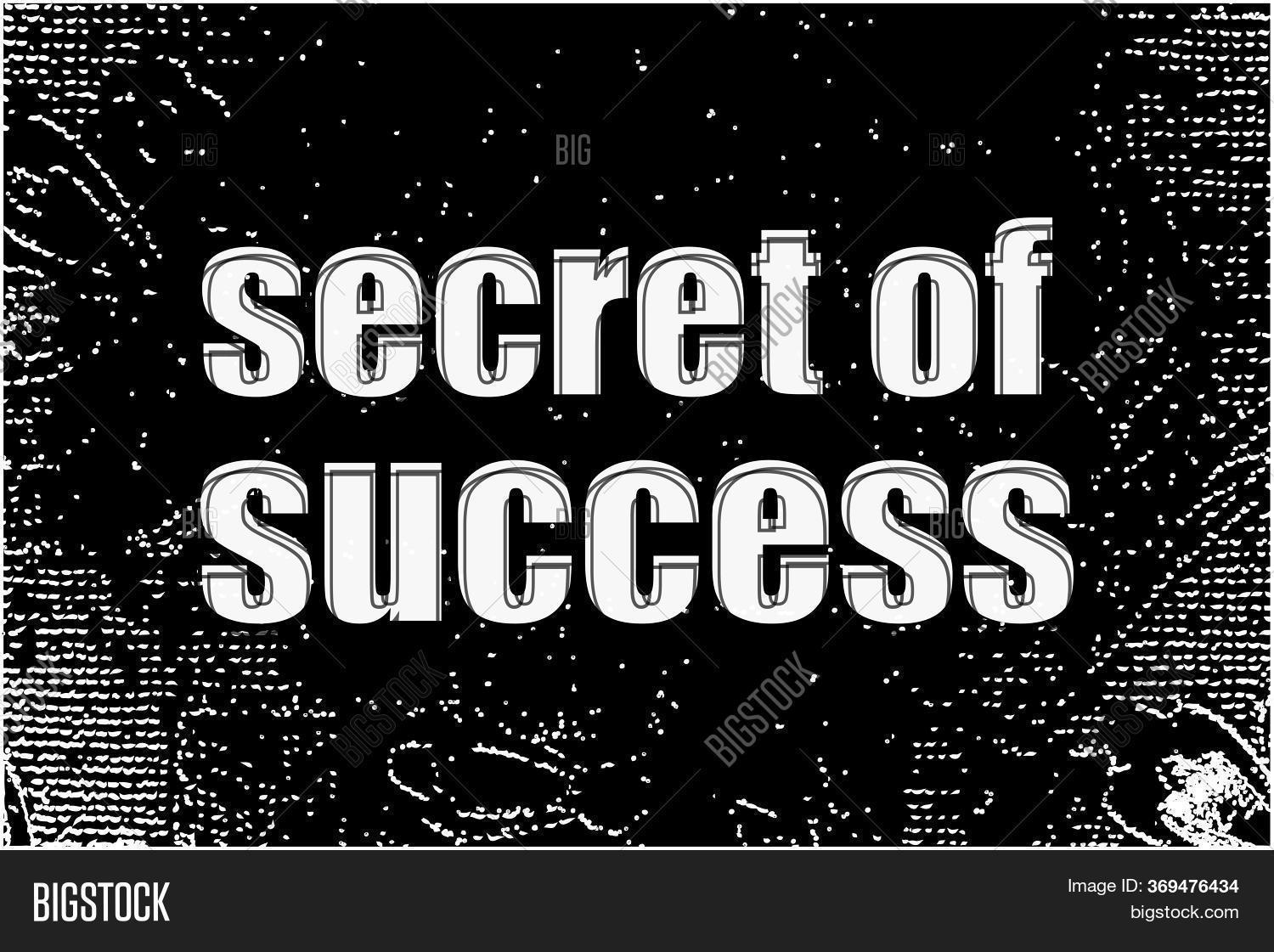 Secret Success Text. Image & Photo (Free Trial) | Bigstock
