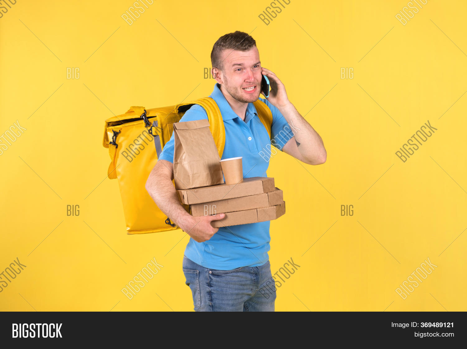 Angry Food Delivery Image & Photo (Free Trial) | Bigstock