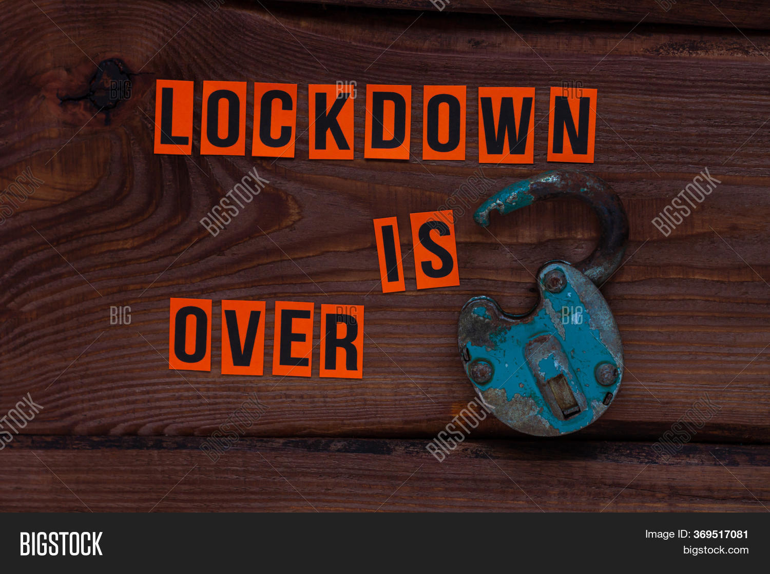 Lockdown Over Sign, Image & Photo (Free Trial) | Bigstock