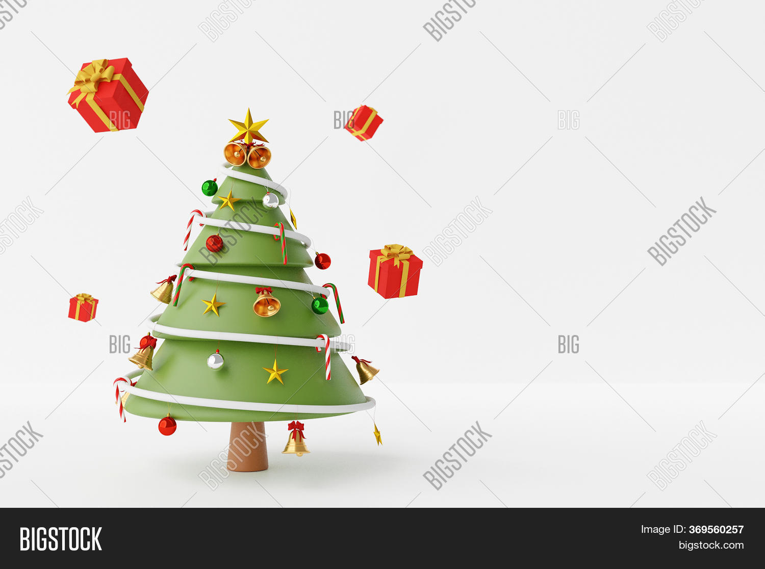 Christmas Scene Podium Image & Photo (Free Trial) | Bigstock
