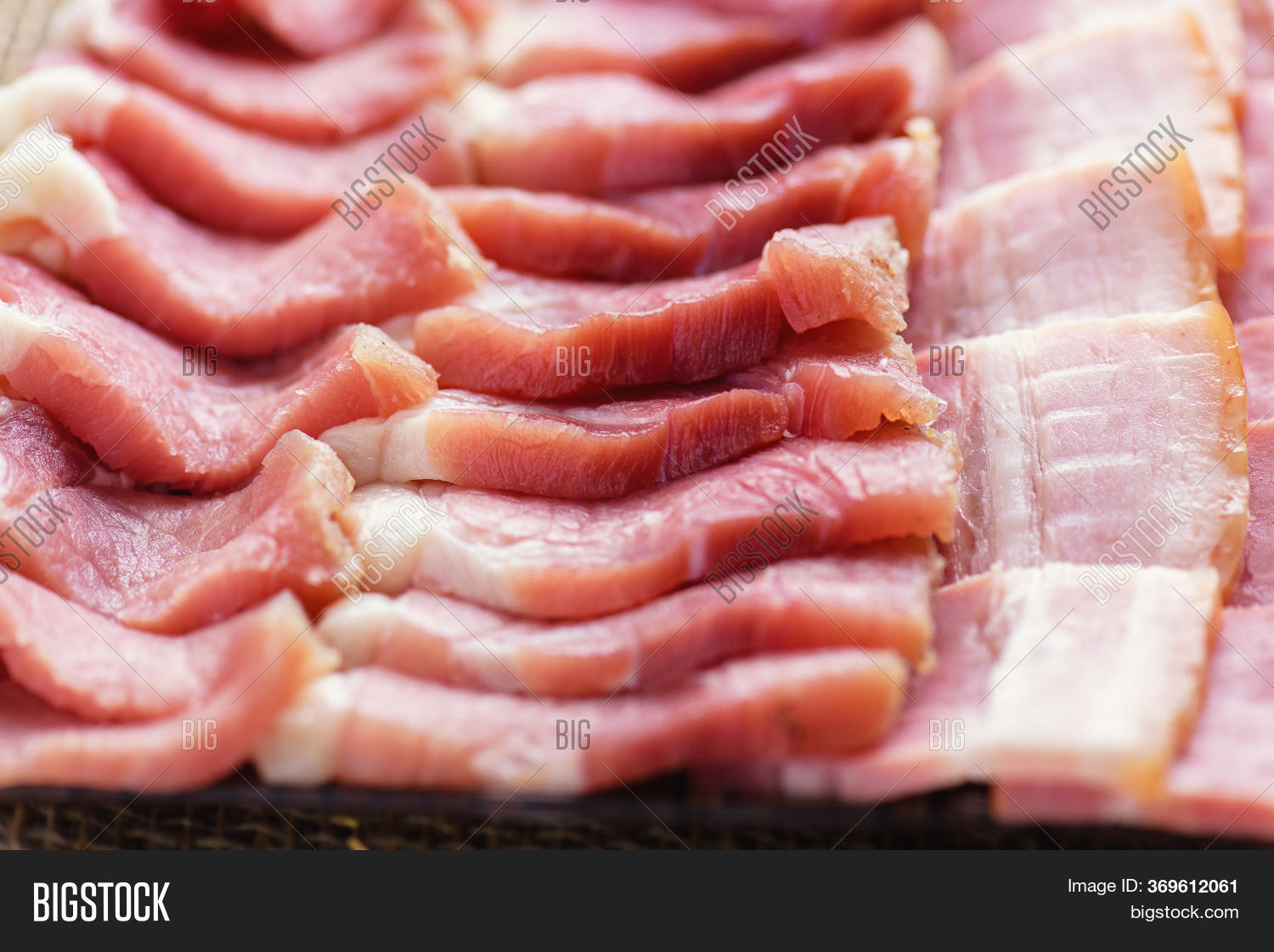 Bacon Slices Close-. Image & Photo (Free Trial) | Bigstock