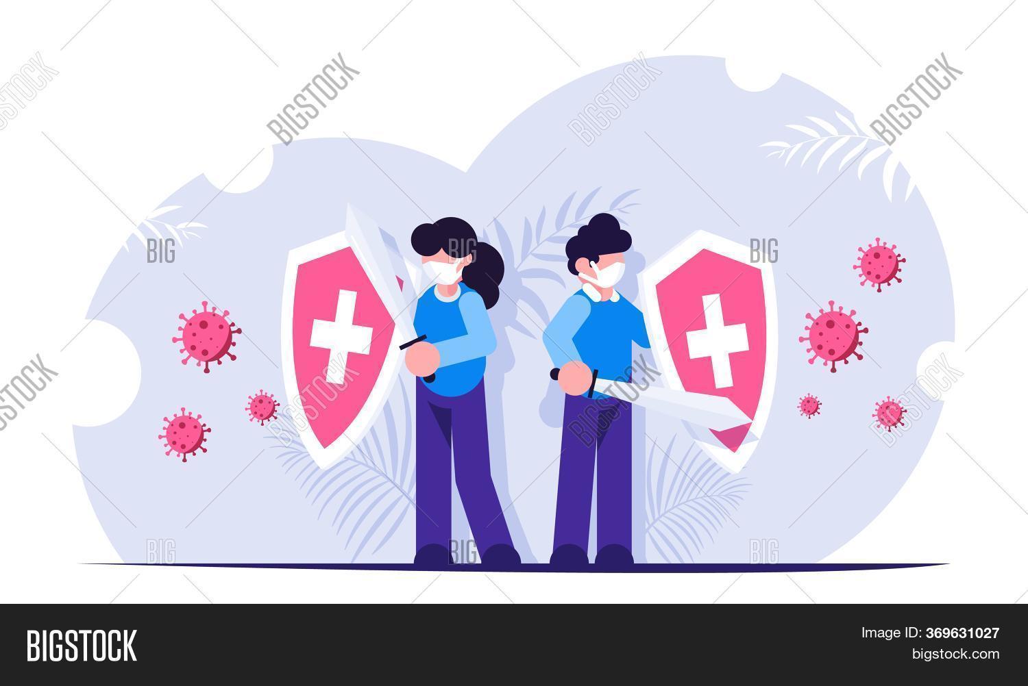 People Shields Their Image & Photo (Free Trial) | Bigstock