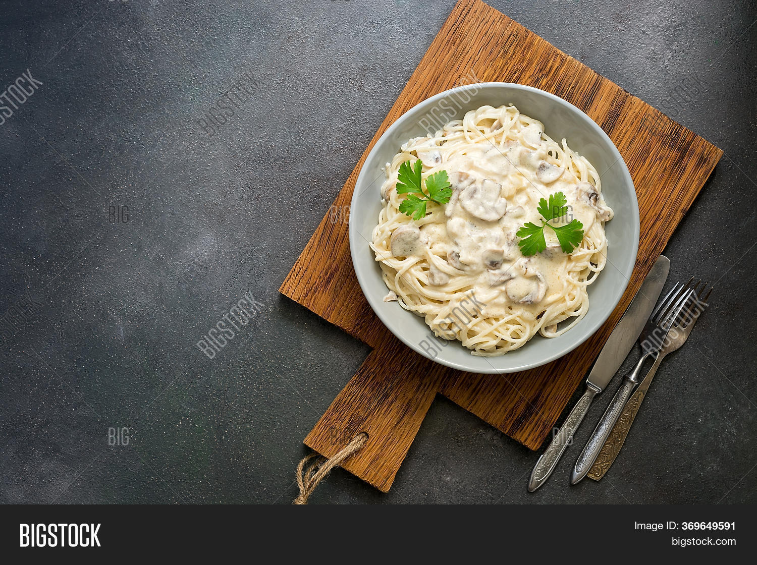 Spaghetti Pasta Creamy Image & Photo (Free Trial) | Bigstock