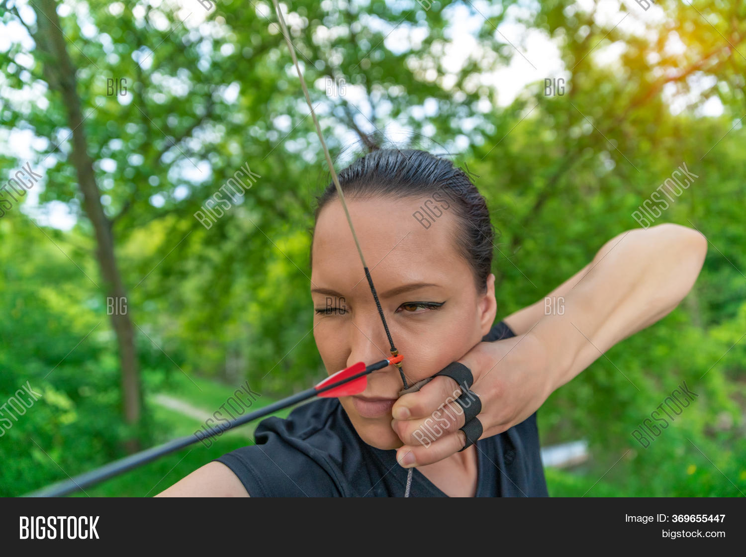 Archery, Young Woman Image & Photo (Free Trial) | Bigstock