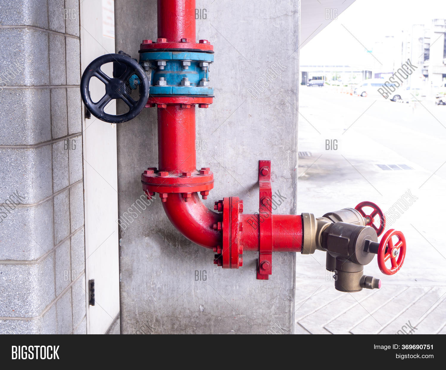 Red Water Pipe Fire Image & Photo (Free Trial) | Bigstock
