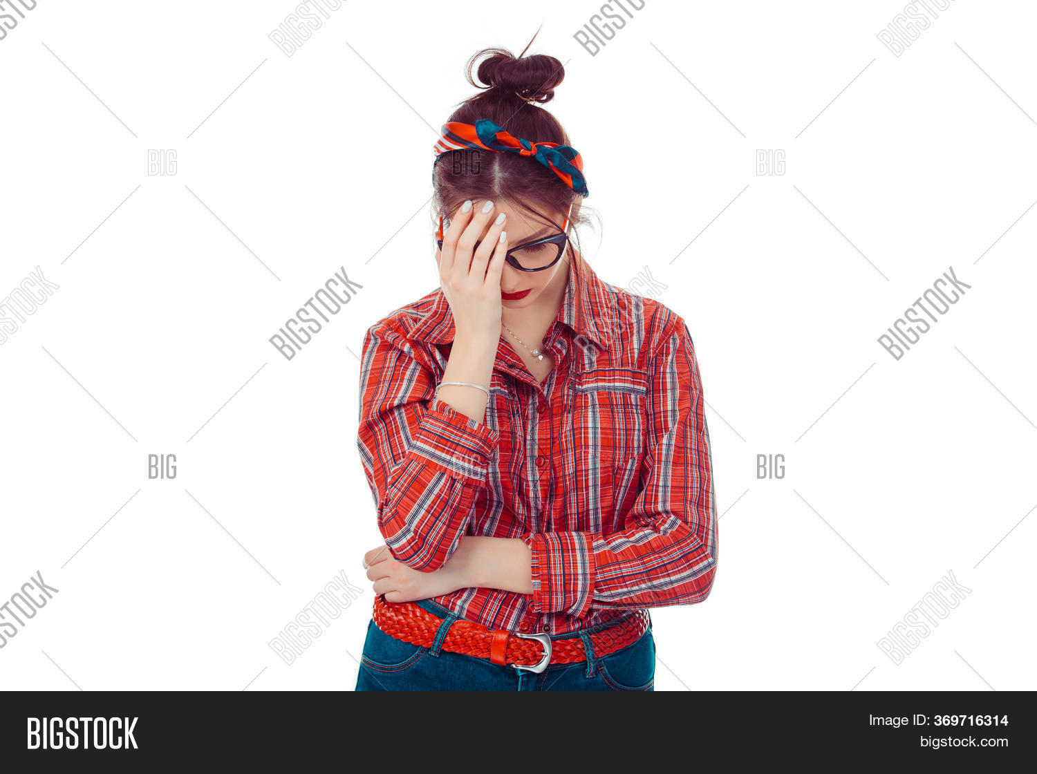 Sad Woman Hiding Her Image & Photo (Free Trial) | Bigstock