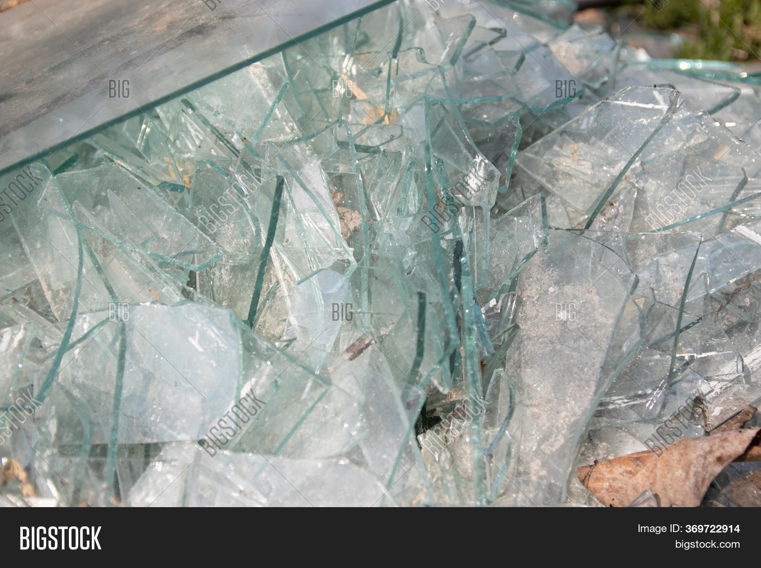 Pieces Broken Glass Image & Photo (Free Trial) | Bigstock