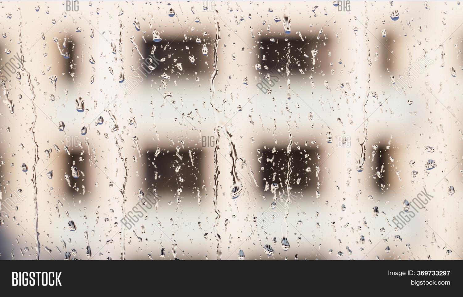 Drops Rain On Window Image & Photo (Free Trial) | Bigstock