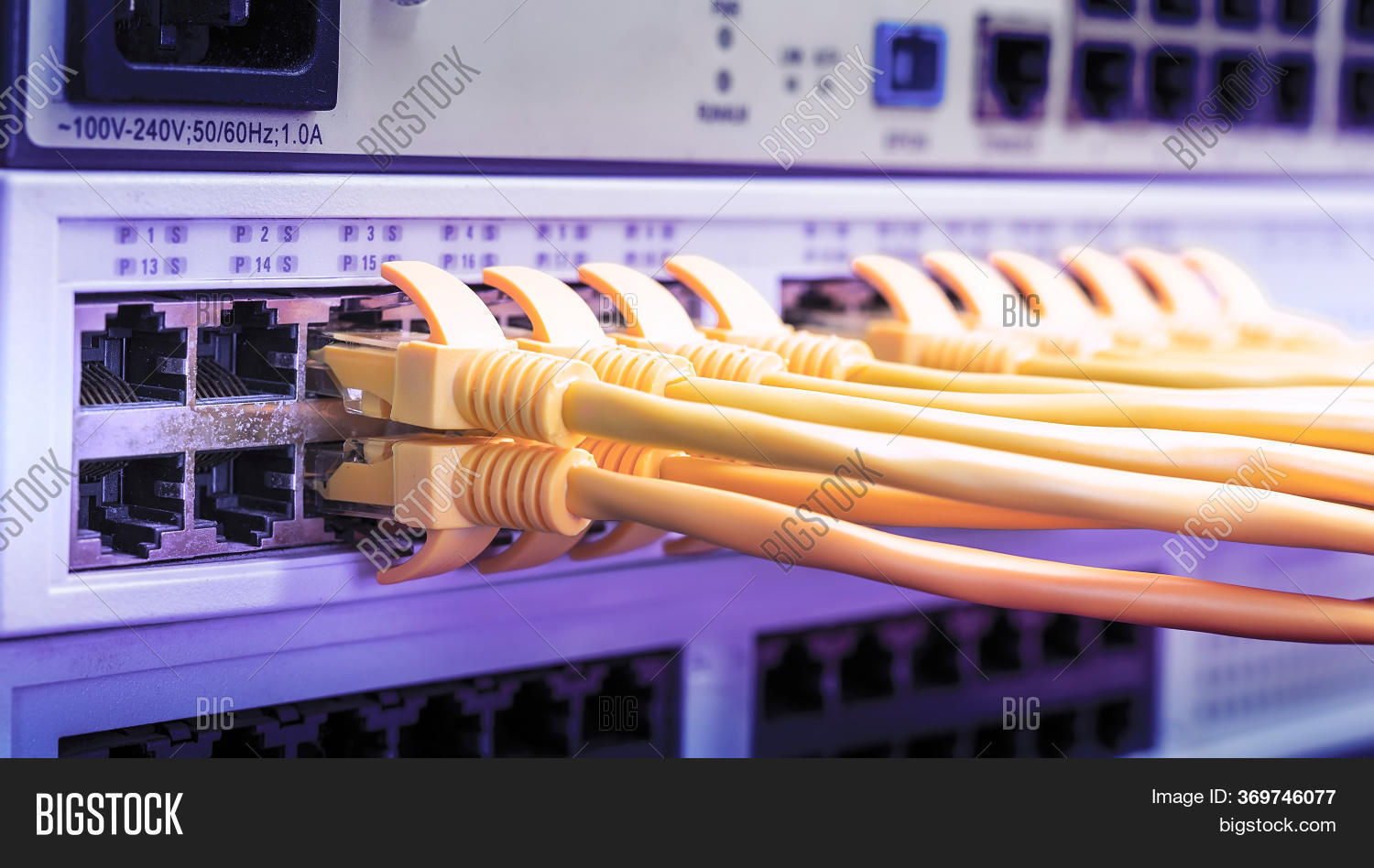 Yellow Network Cable Image & Photo (Free Trial) | Bigstock