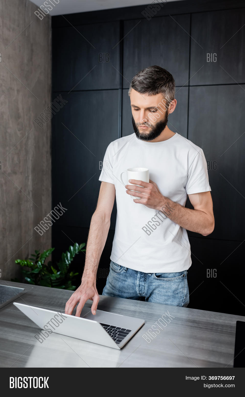 Handsome Teleworker Image & Photo (Free Trial) | Bigstock