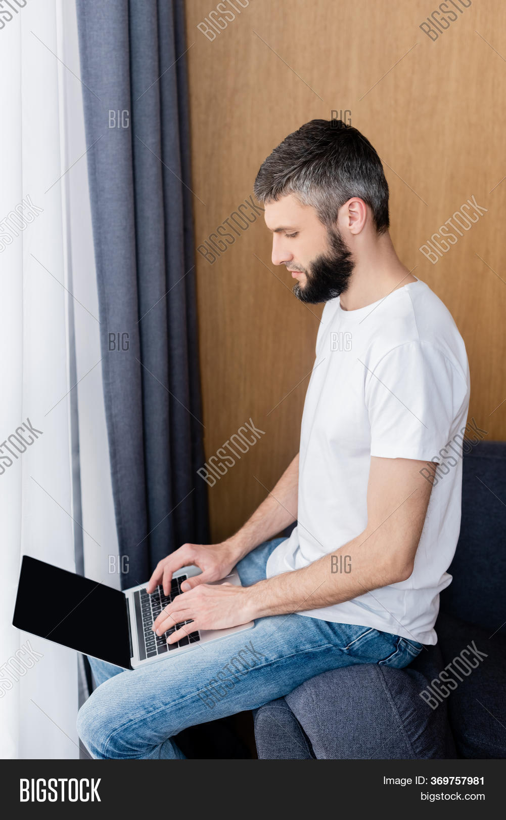 Side View Teleworker Image & Photo (Free Trial) | Bigstock