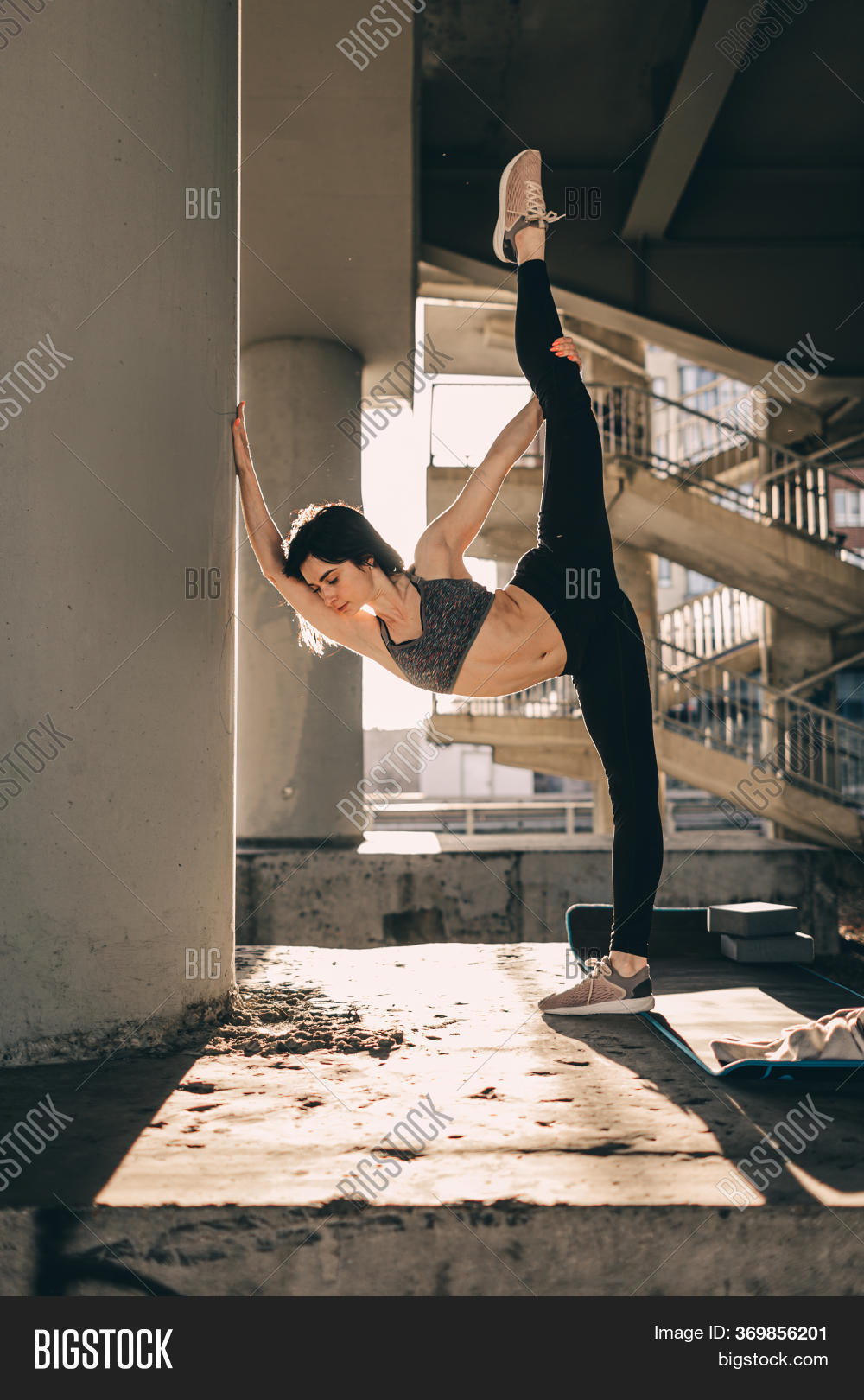 Stretching Gymnast Image & Photo (Free Trial) | Bigstock