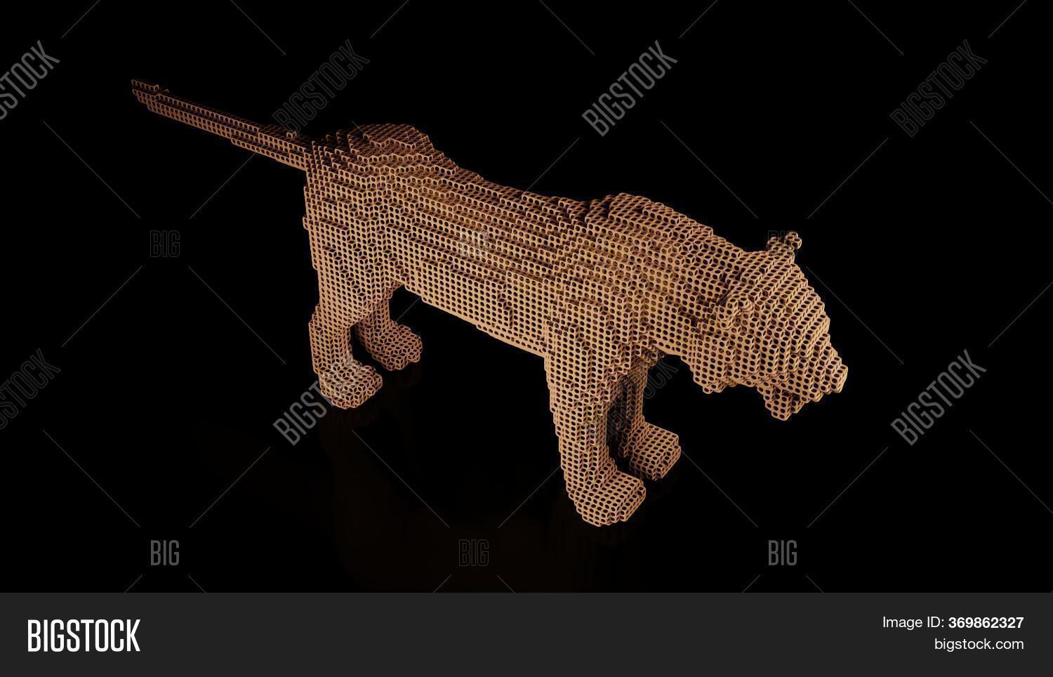 Tiger Made Many Cubes Image & Photo (Free Trial) | Bigstock