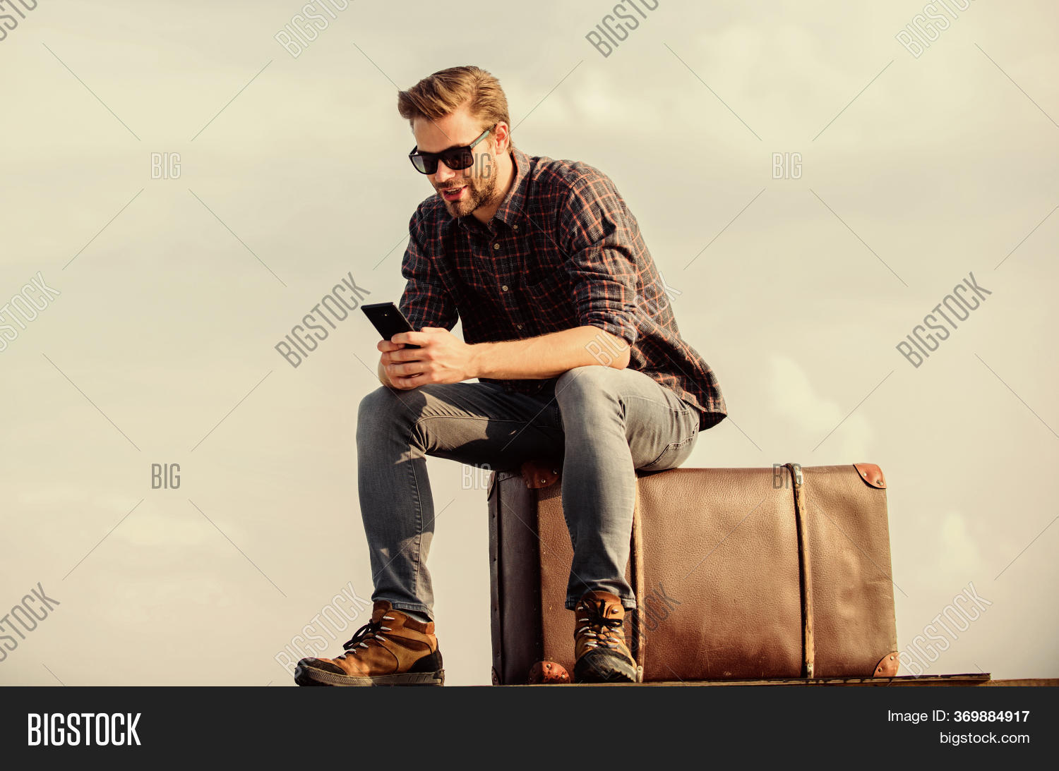 Handsome Traveler. Guy Image & Photo (Free Trial) | Bigstock