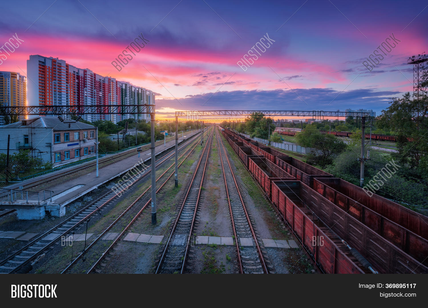 Aerial View Railway Image & Photo (Free Trial) | Bigstock
