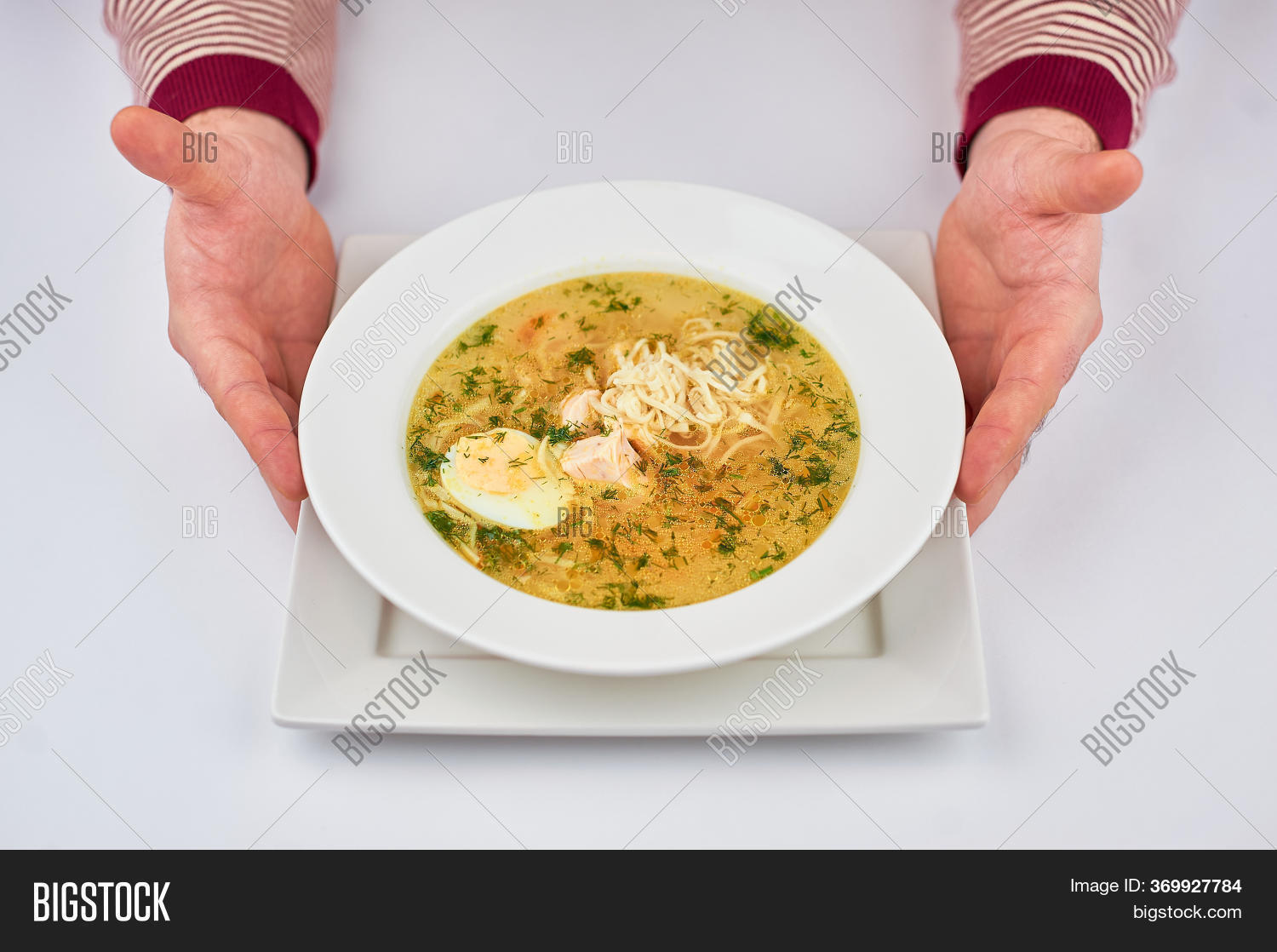 Hand Holding Bowl Soup Image & Photo (Free Trial) | Bigstock