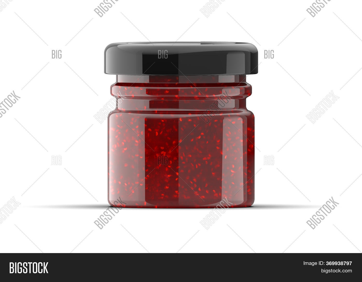Jam Jar Isolated On Image & Photo (Free Trial) | Bigstock