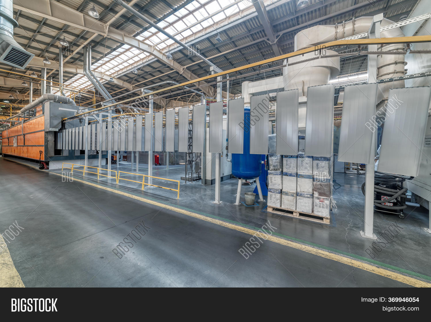 Powder Coating Line. Image & Photo (Free Trial) | Bigstock