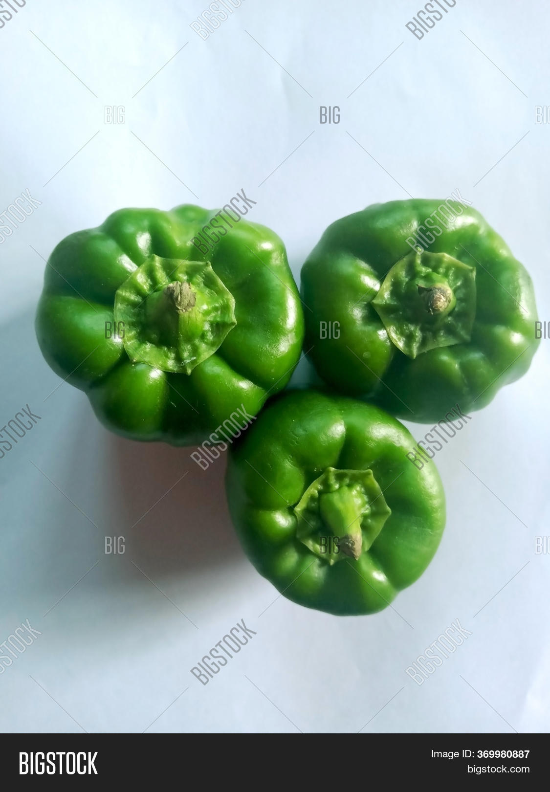 Three Green Capsicum Image & Photo (Free Trial) | Bigstock
