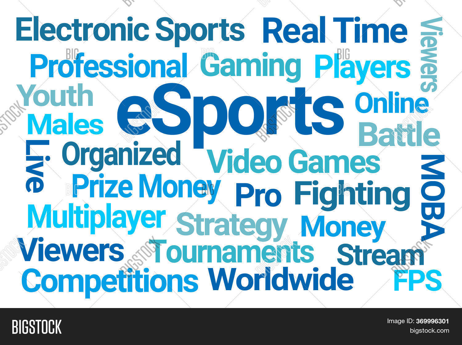 ESports Word Cloud On Image & Photo (Free Trial) | Bigstock