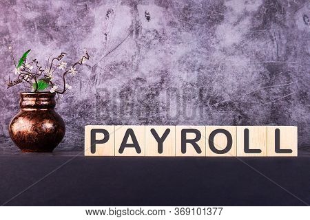 Word Payroll Made Wood Image & Photo (Free Trial) | Bigstock