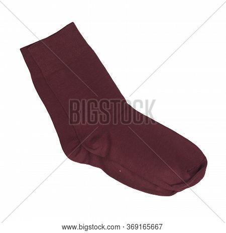 Cotton Dark Red Socks Image & Photo (Free Trial) | Bigstock