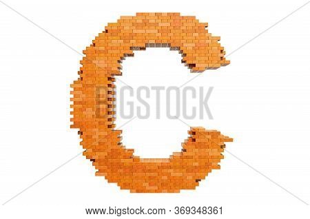 Bricks Font, Letter C Image & Photo (Free Trial) | Bigstock