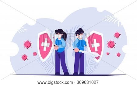 People Shields Their Image & Photo (Free Trial) | Bigstock