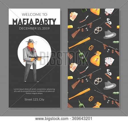 Mafia Party Card Vector & Photo (Free Trial) | Bigstock