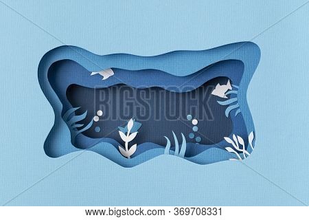 Paper Cut World Ocean Image & Photo (Free Trial) | Bigstock