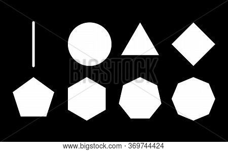 White Polygon Shapes Vector & Photo (Free Trial) | Bigstock