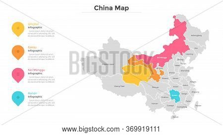 China Map Divided Vector & Photo (Free Trial) | Bigstock
