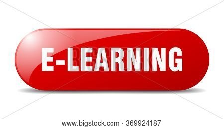 E-learning Button. E- Vector & Photo (Free Trial) | Bigstock
