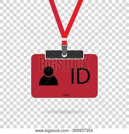 Red Color Id Card Vector & Photo (Free Trial) | Bigstock