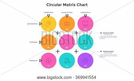 Matrix Diagram 9 Vector & Photo (Free Trial) | Bigstock