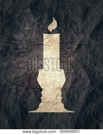 Candlestick Two Face Image & Photo (Free Trial) | Bigstock