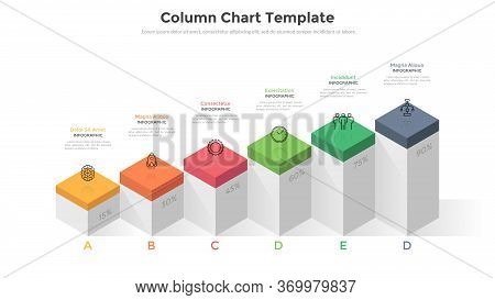 Six Colorful Columns Vector & Photo (Free Trial) | Bigstock