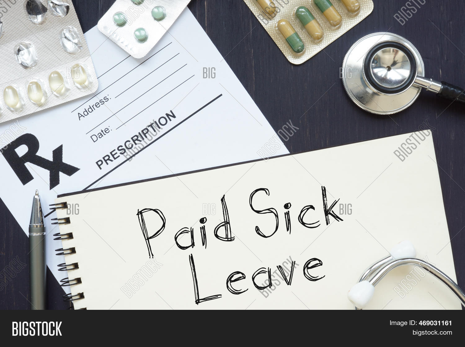 Paid Sick Leave Shown Image & Photo (Free Trial) | Bigstock