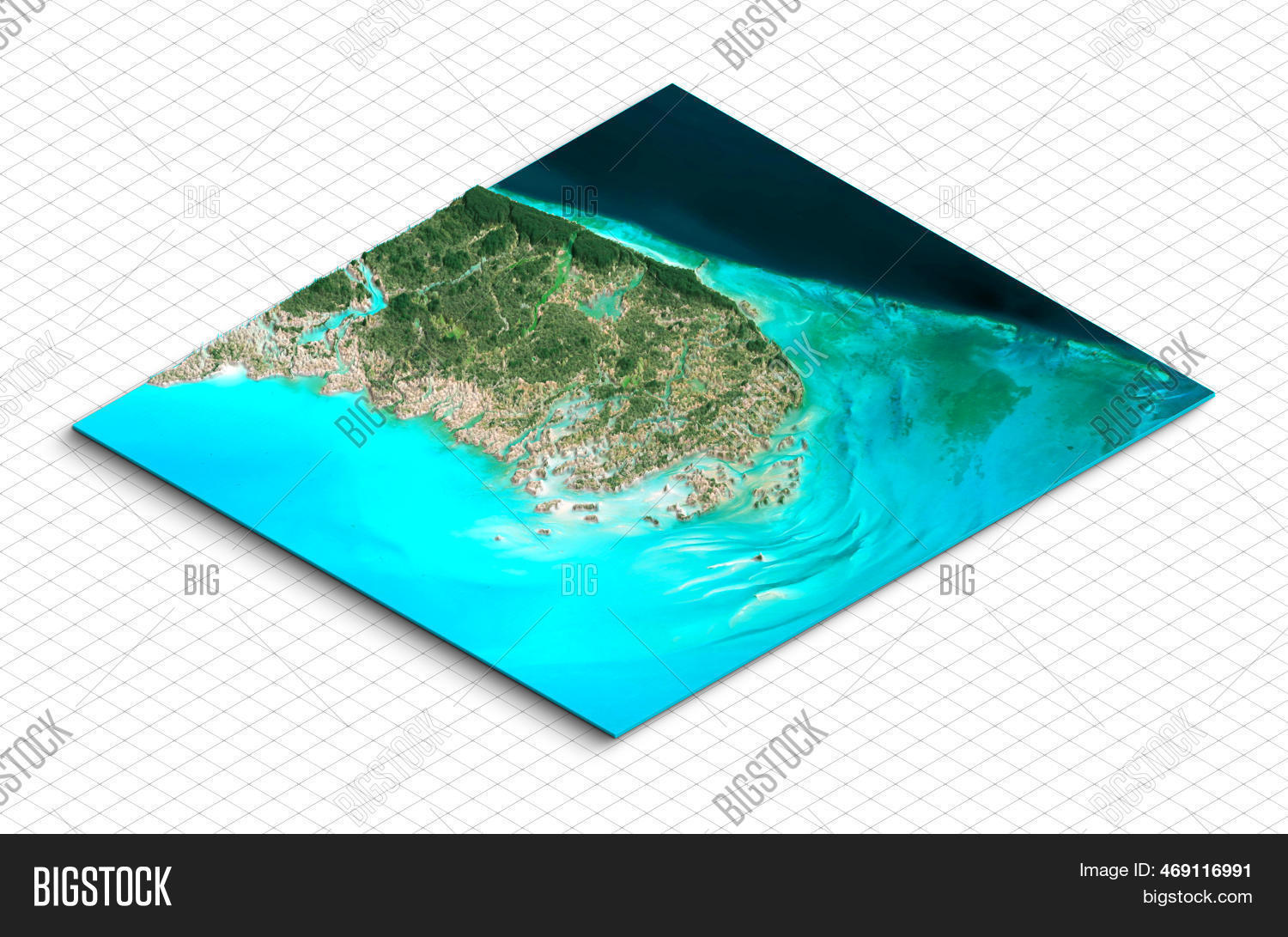 3d Model Bahamas Image & Photo (Free Trial) | Bigstock