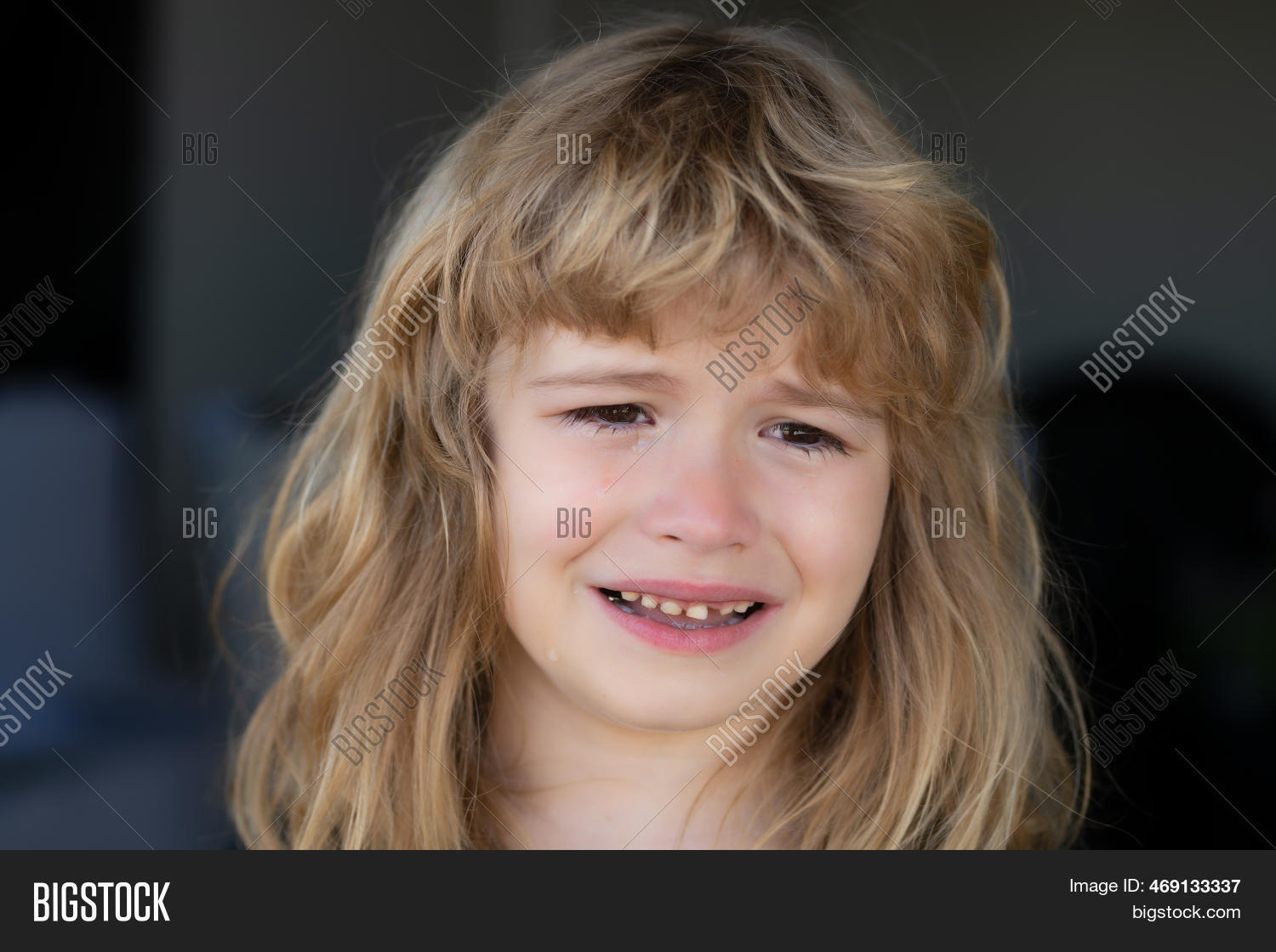 Portrait Crying Kid. Image & Photo (Free Trial) | Bigstock